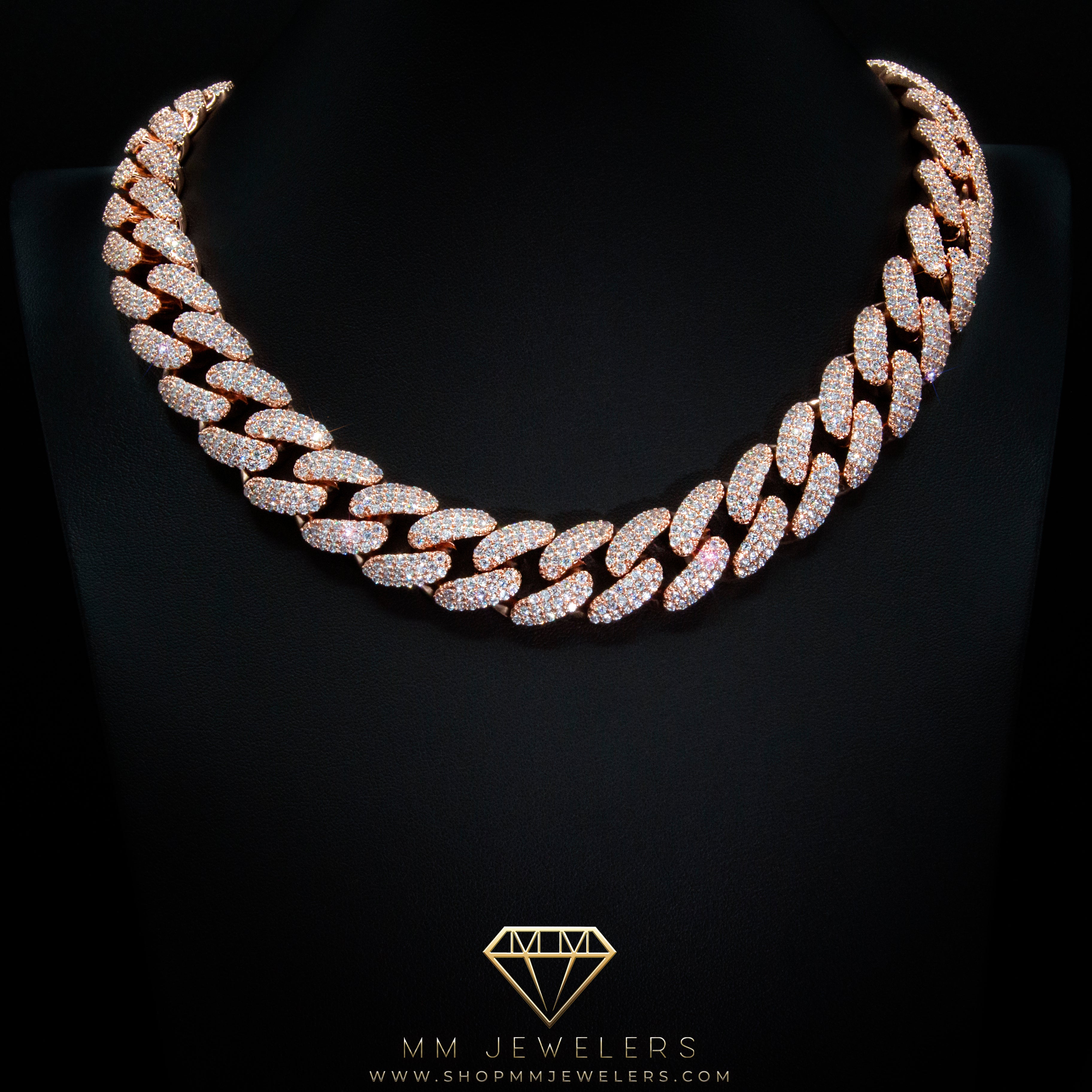 Cuban Link Chain (19mm) Rose Gold – MMJ